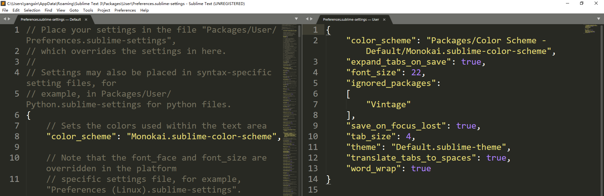 sublime快捷键和设置配置 | Victor's Blog