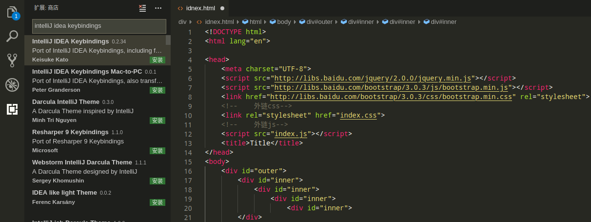 Visual Studio Code引入jetbrains快捷键 | Victor's Blog