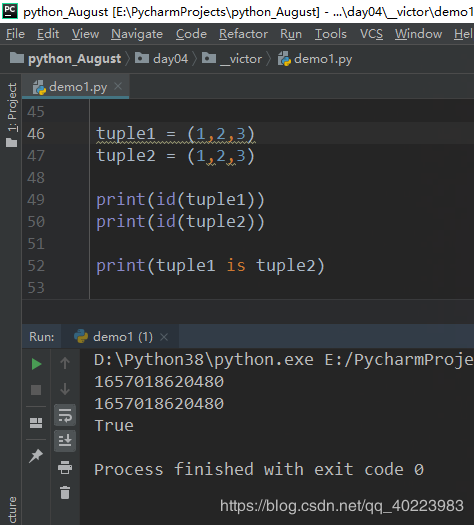 关于python37和python36中元组类型数据内存存储问题 Victors Blog 8262